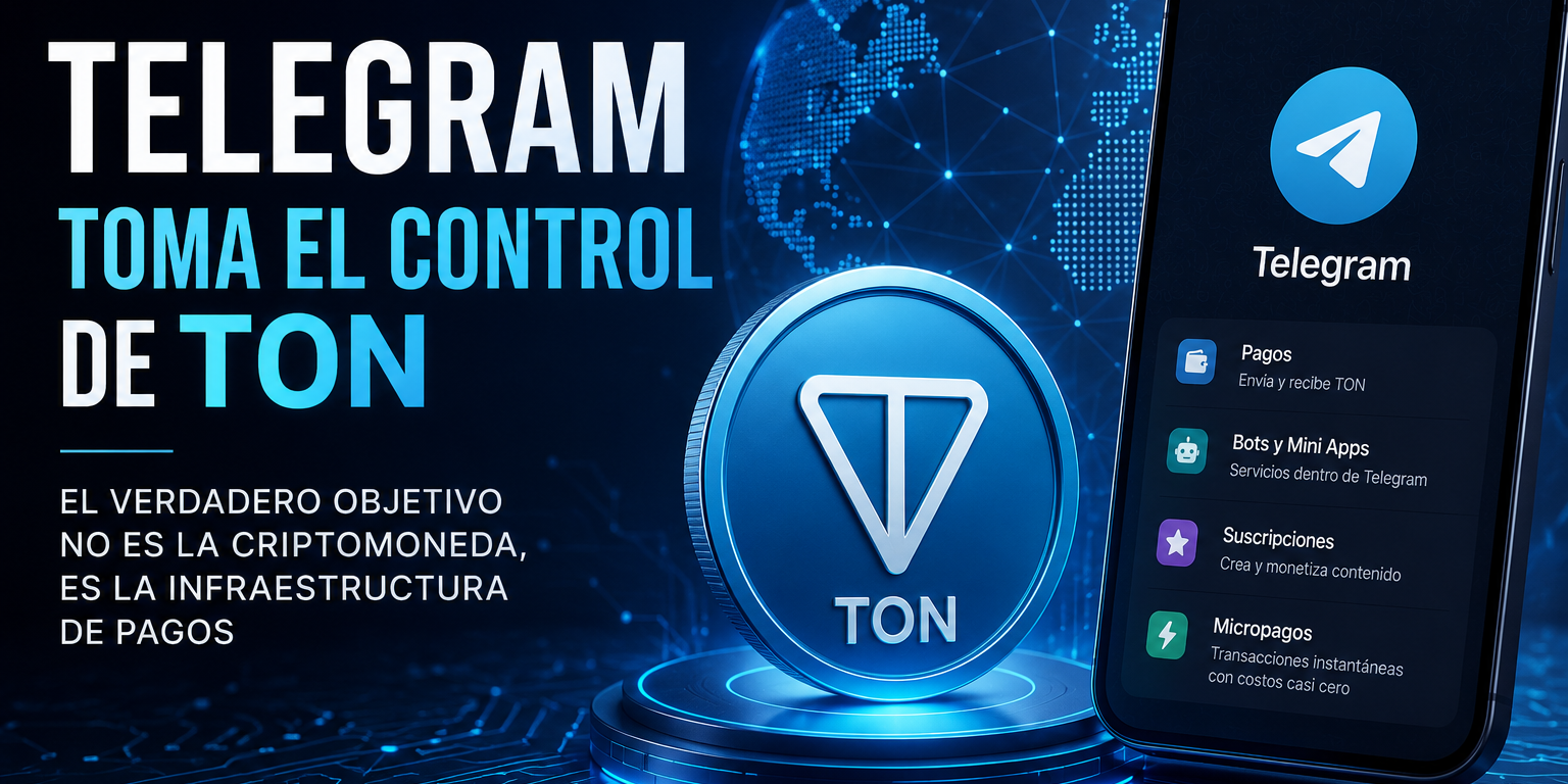 Telegram TON busca algo más grande que una blockchain